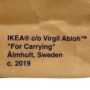 IKEA | Bags | Ikea Sculpture Markerad Medium Virgil Abloh Bag | Poshmark